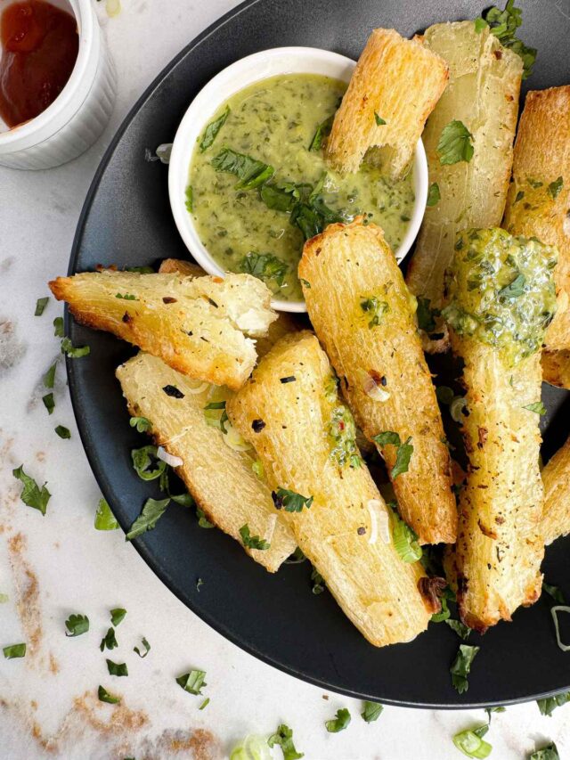 How To Make Crispy Yuca Fries In The Air Fryer | Cocina Republic
