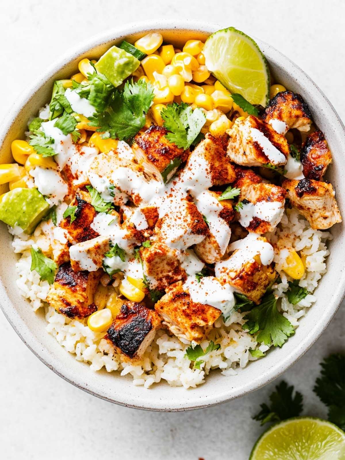 Street Corn Chicken Rice Bowl | Cocina Republic
