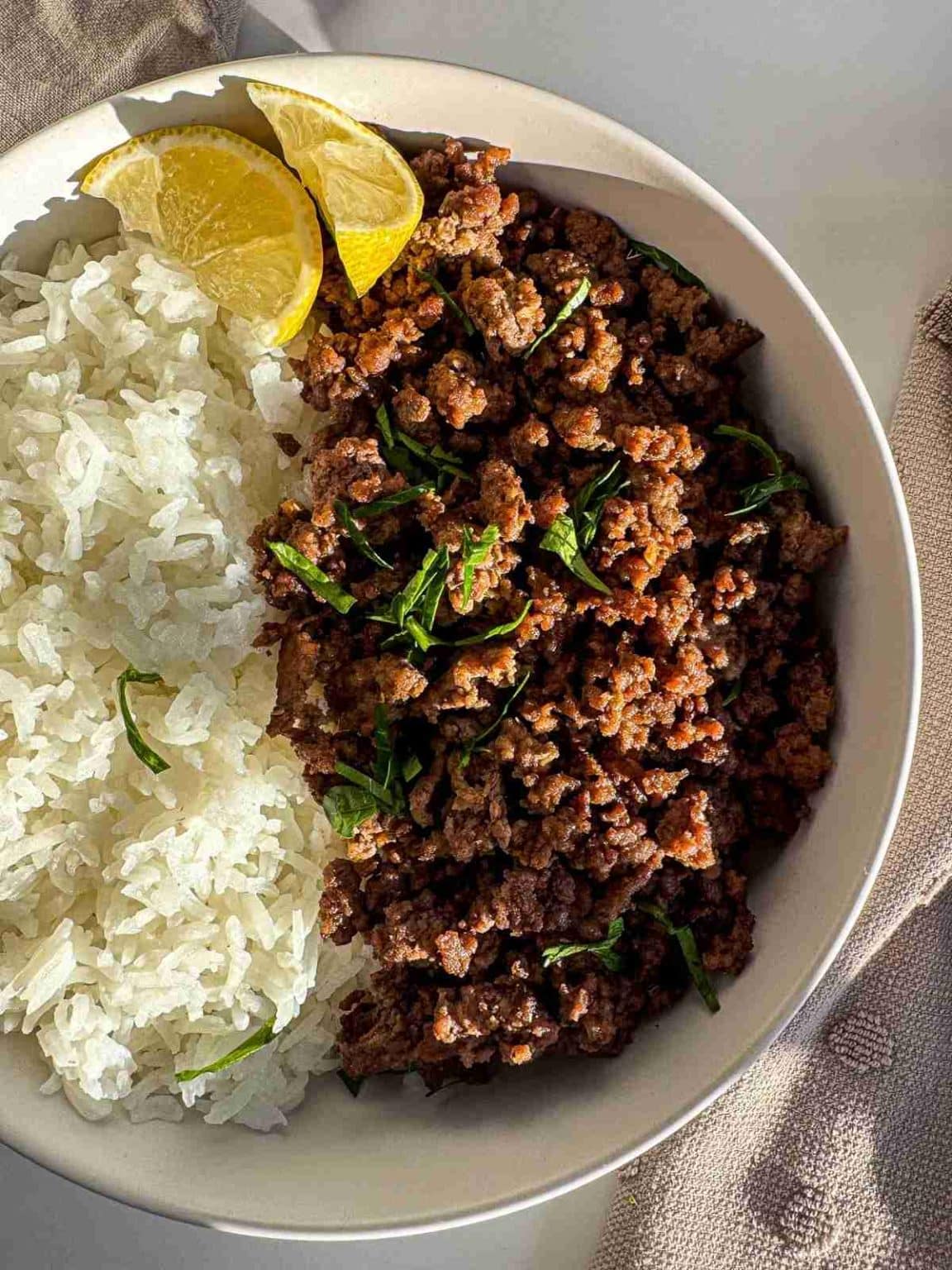 Ground Beef with Lemon and Parsley (Low Histamine-Friendly) | Cocina ...