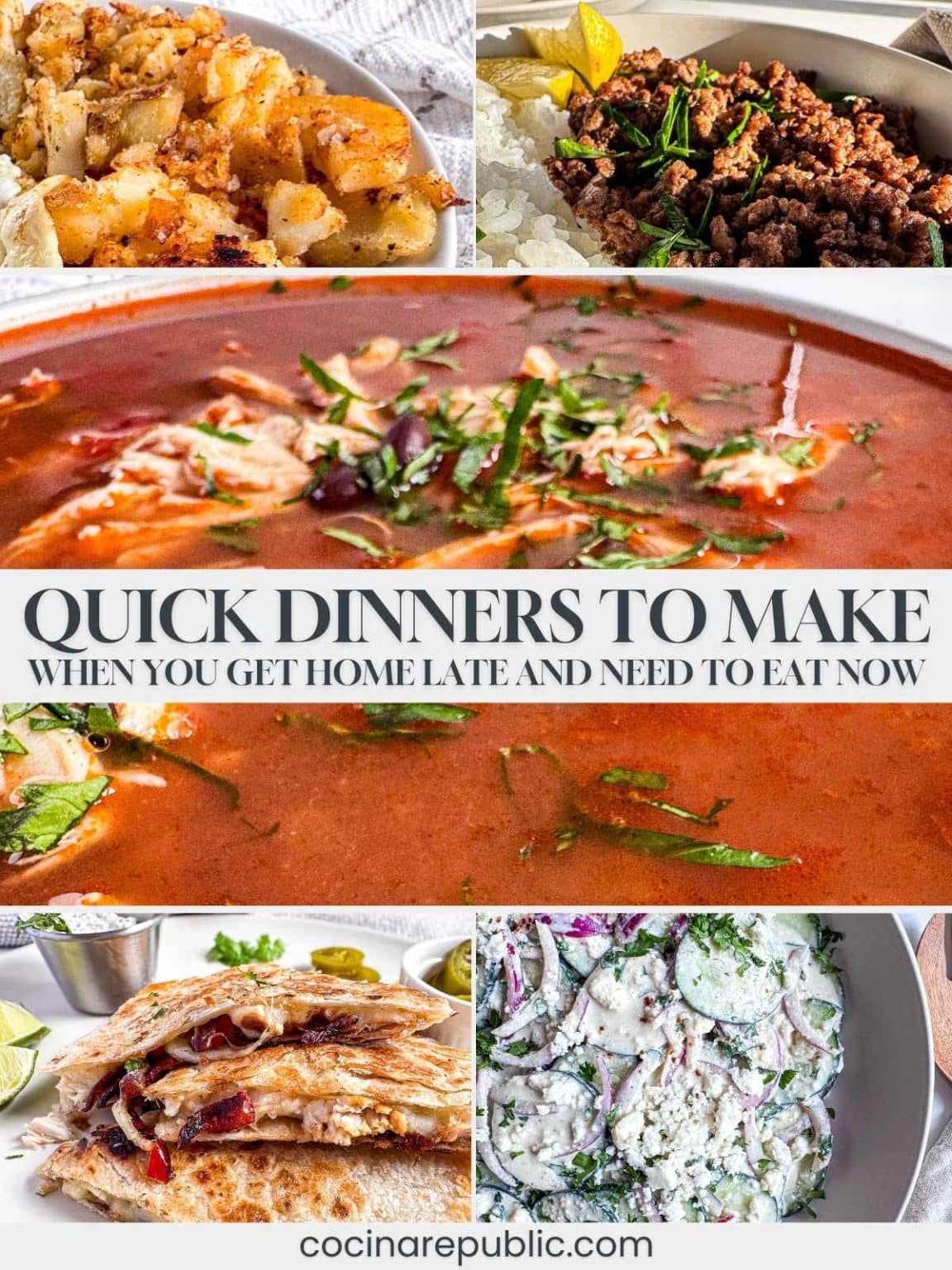 Quick Dinners to Make When You Get Home Late and Need to Eat Now ...